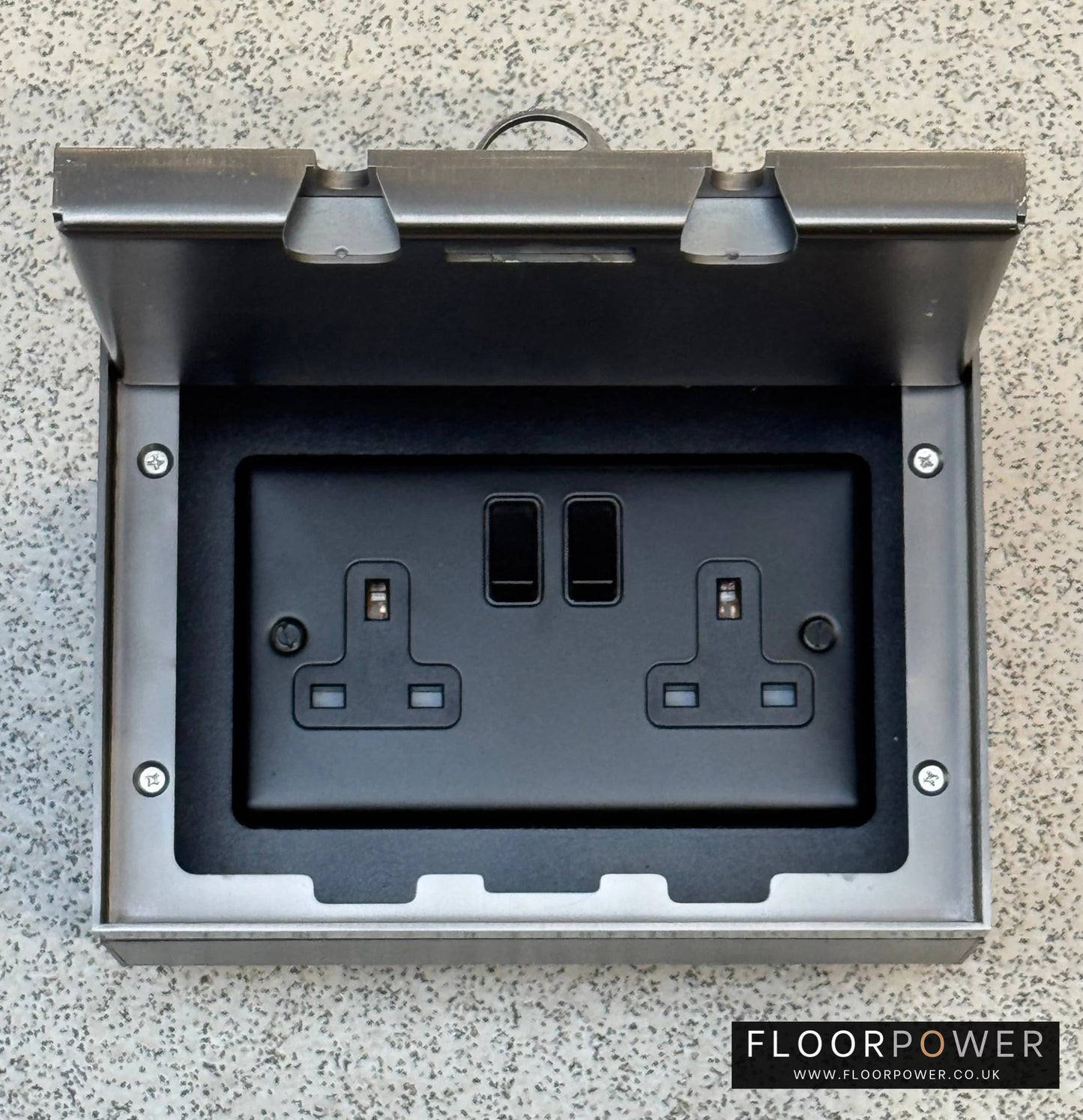13 Amp Plug Flush Recessed Floor Sockets - Old Bronze – Floorpower
